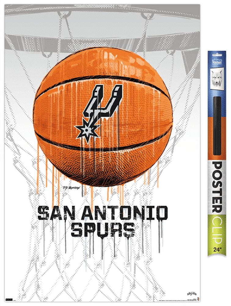 NBA San Antonio Spurs - Drip Basketball 21 Wall Poster, 22.375" x 34 ...