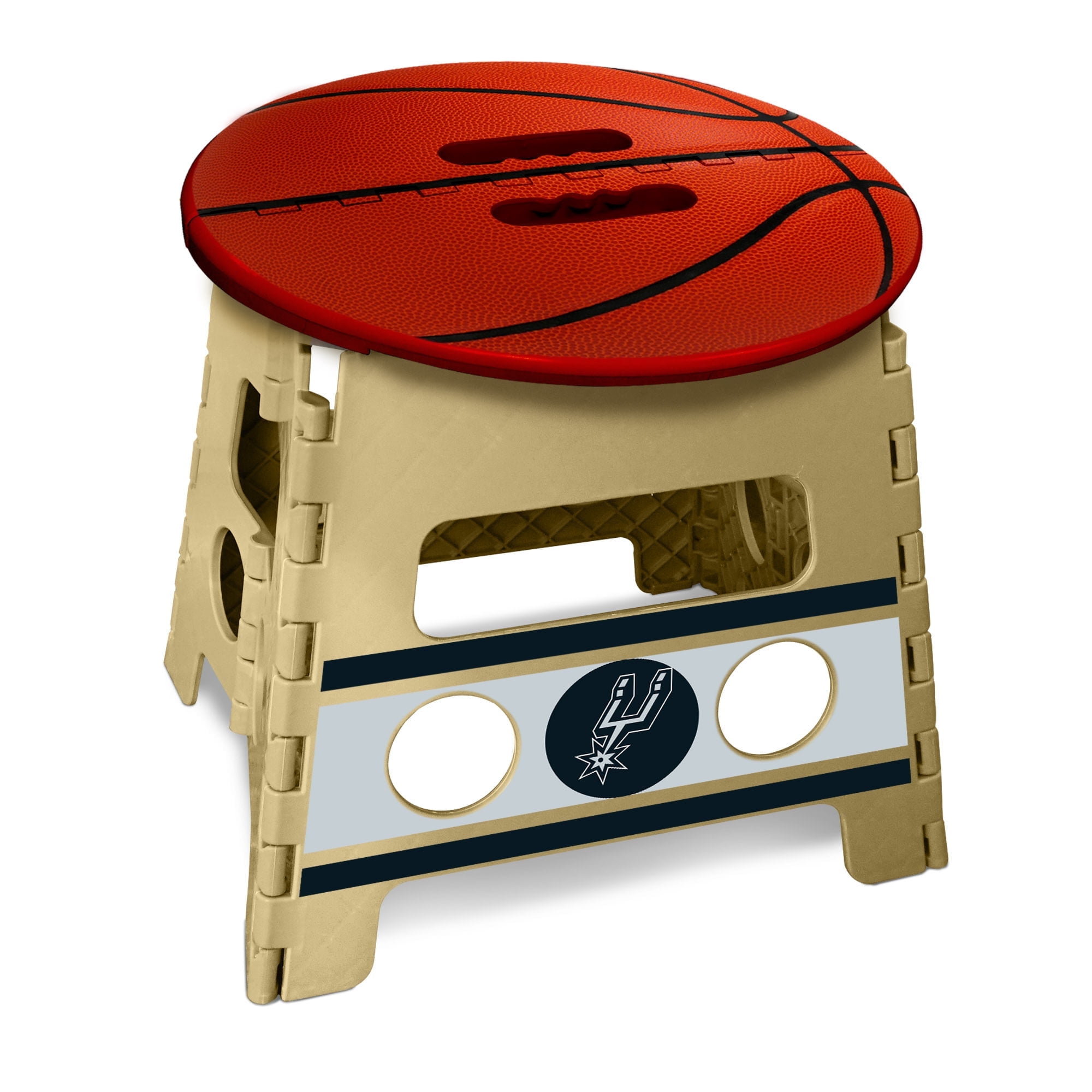 NBA - San Antonio Spurs Folding Step Stool 14"x13" - Walmart.com
