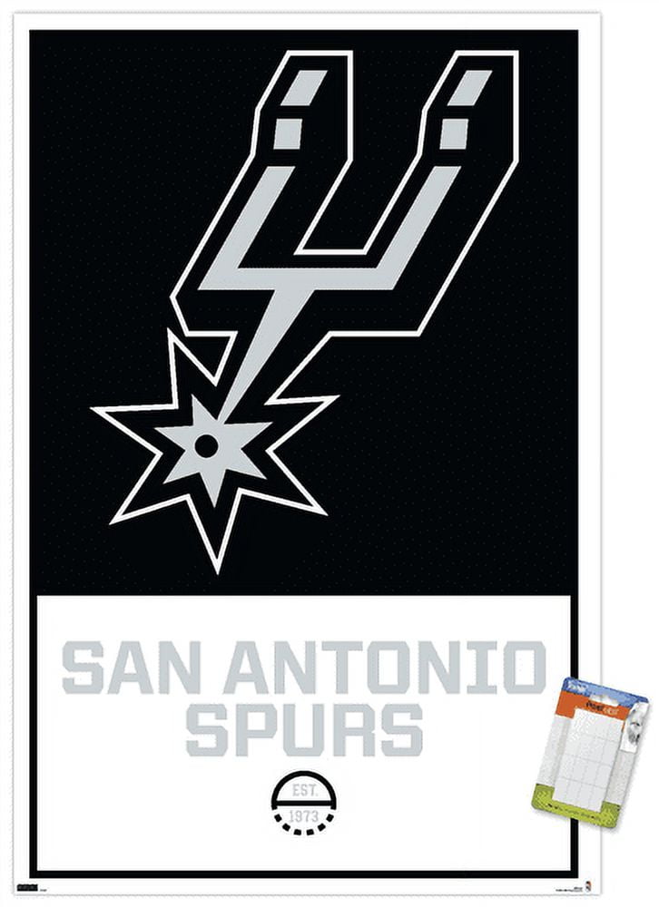 NBA San Antonio Spurs - Logo 21 Wall Poster, 22.375" x 34" - Walmart.com