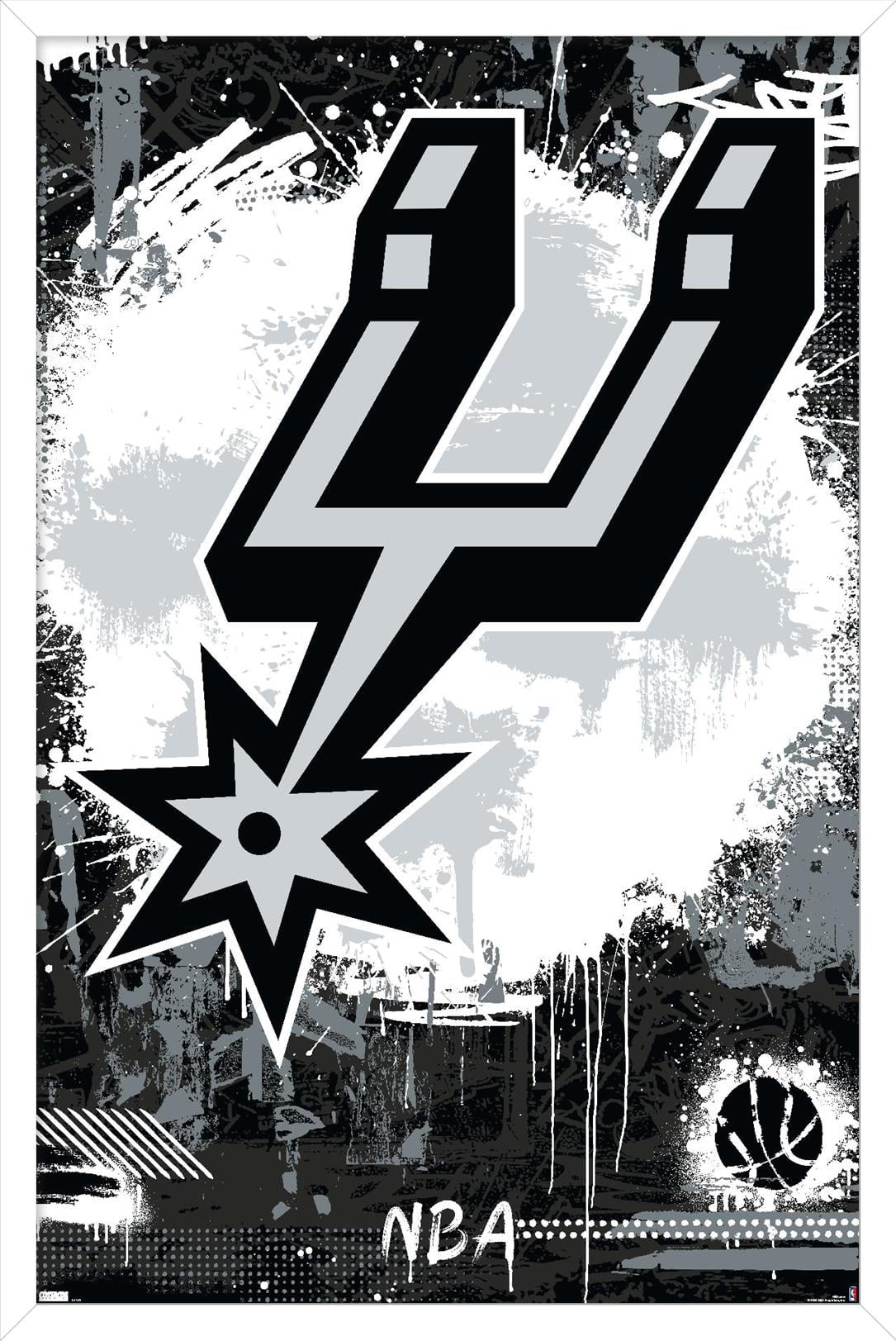 NBA San Antonio Spurs - Maximalist Logo 23 Wall Poster, 22.375" x 34 ...
