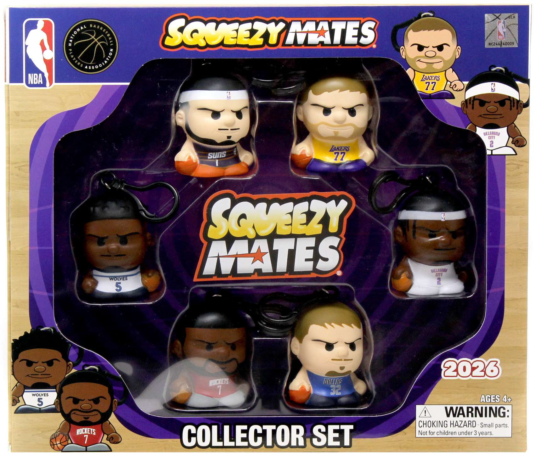 NBA Squeezy Mates Basketball 2026 Collector Set - Walmart.com