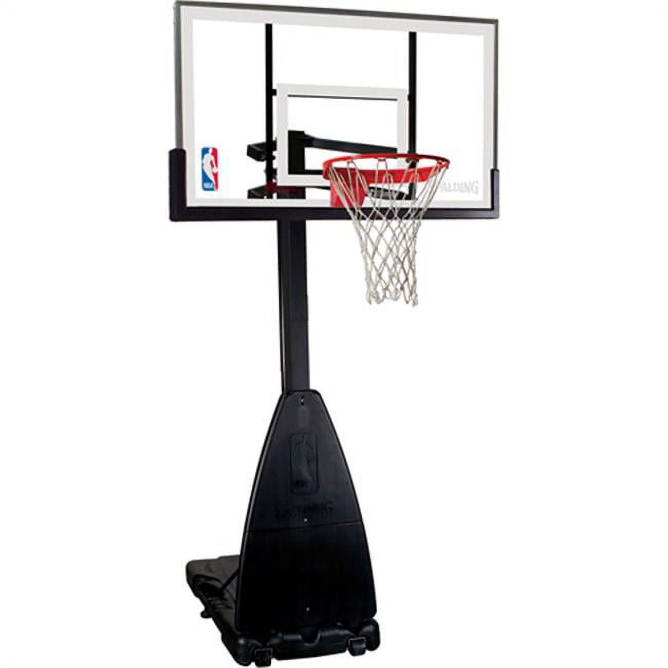 NBA Tempered Glass 54 in. Screw Jack Portable Basketball System ...