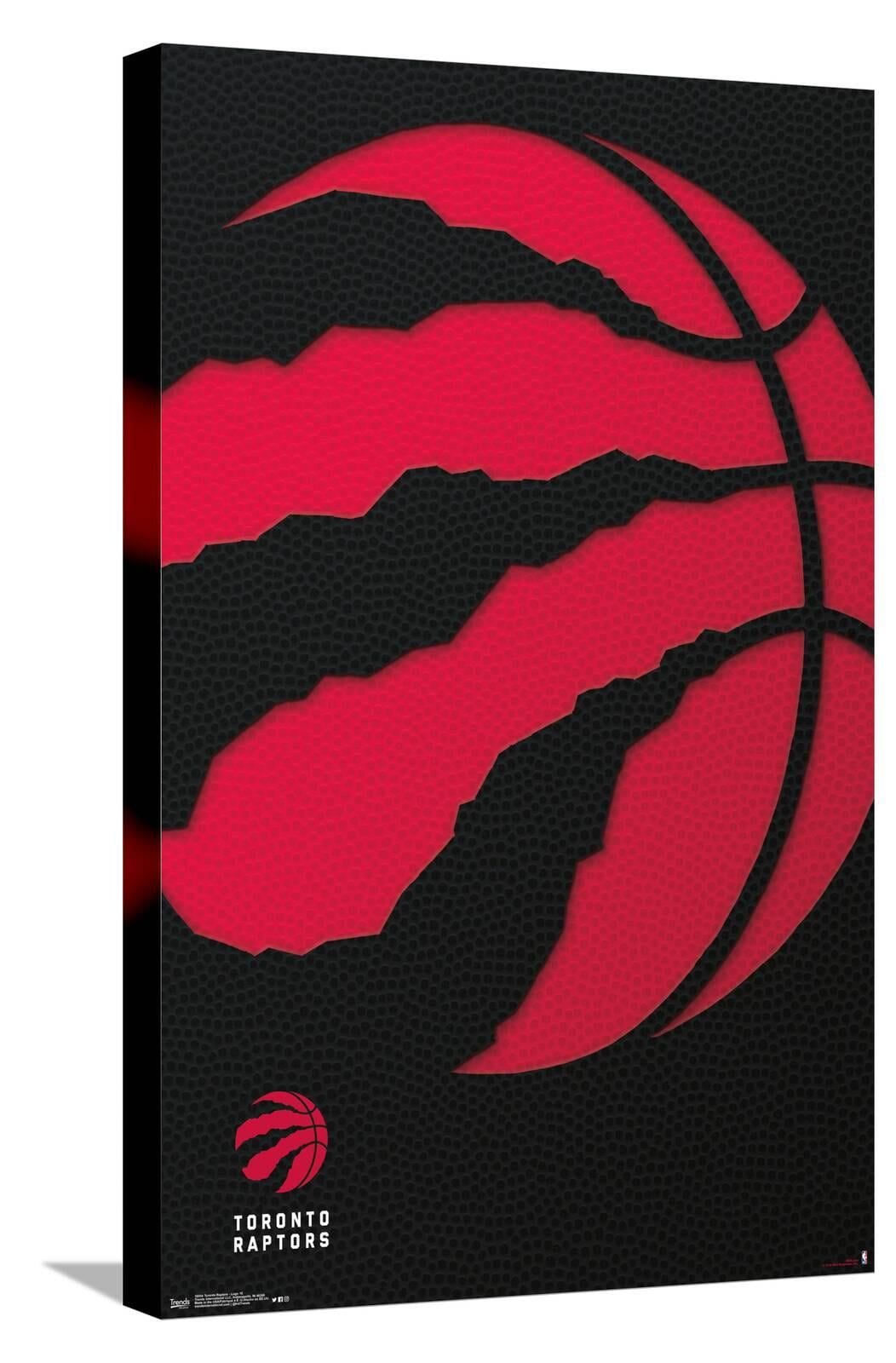 NBA Toronto Raptors - Logo 18 Canvas Wall Poster, 14.725" x 22.375 ...