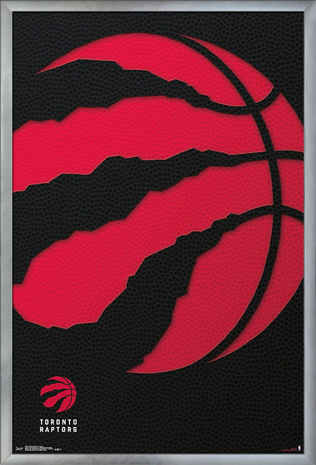 NBA Toronto Raptors - Logo 18 Wall Poster, 22.375" x 34", Framed ...