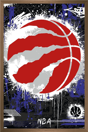 NBA Toronto Raptors - Maximalist Logo 23 Wall Poster, 14.725" x 22.375 ...
