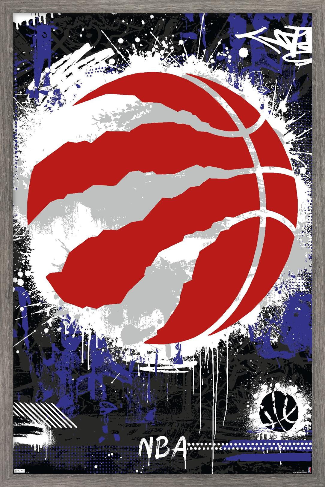 NBA Toronto Raptors - Maximalist Logo 23 Wall Poster, 22.375" x 34 ...