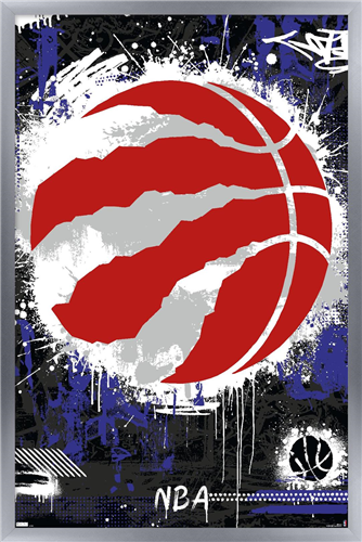NBA Toronto Raptors - Maximalist Logo 23 Wall Poster, 22.375" x 34 ...