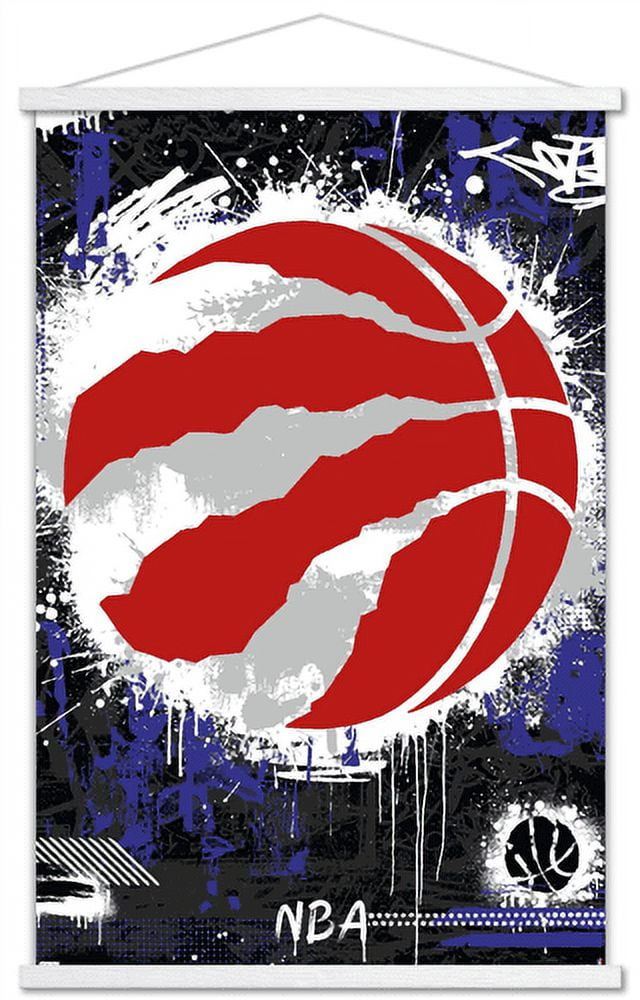 NBA Toronto Raptors - Maximalist Logo 23 Wall Poster with Magnetic ...
