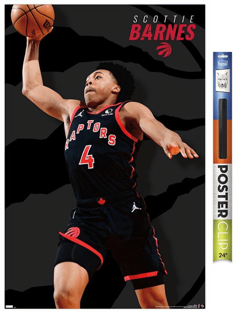 NBA Toronto Raptors - Scottie Barnes 22 Wall Poster, 22.375" x 34 ...