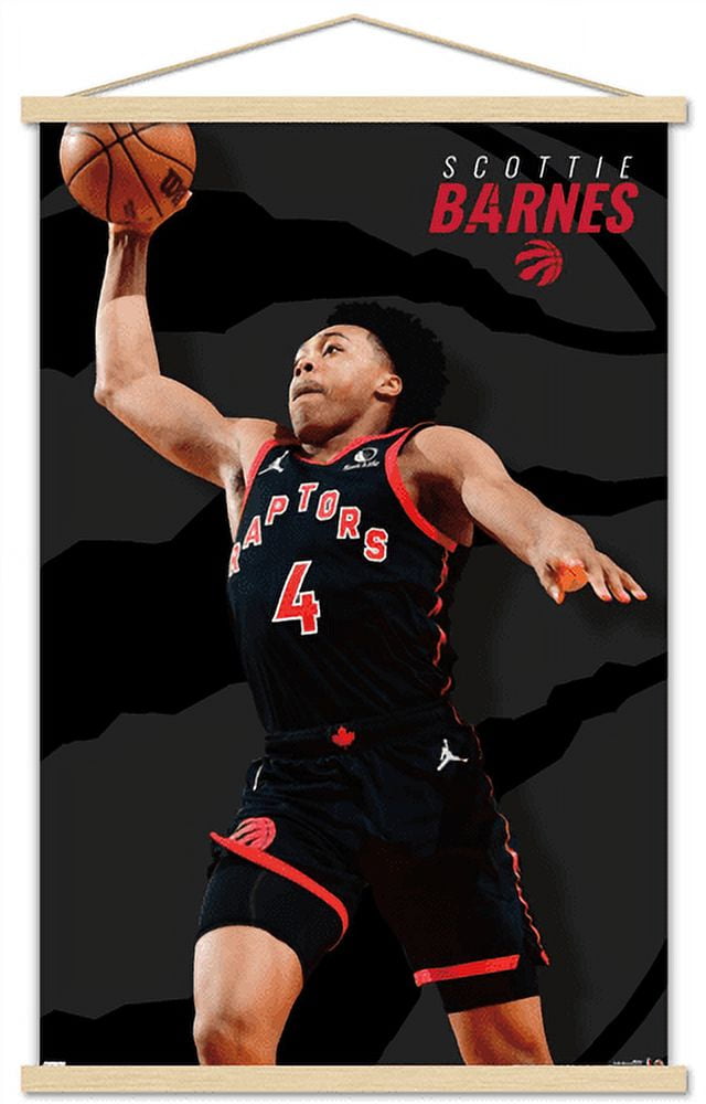 NBA Toronto Raptors - Scottie Barnes 22 Wall Poster with Magnetic Frame ...