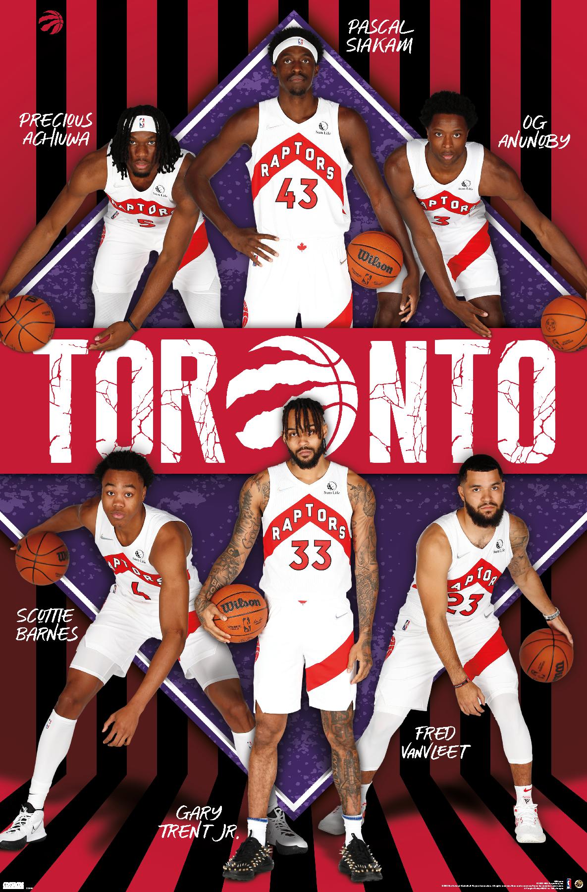 NBA Toronto Raptors - Team 22 Wall Poster, 22.375" x 34" - Walmart.com