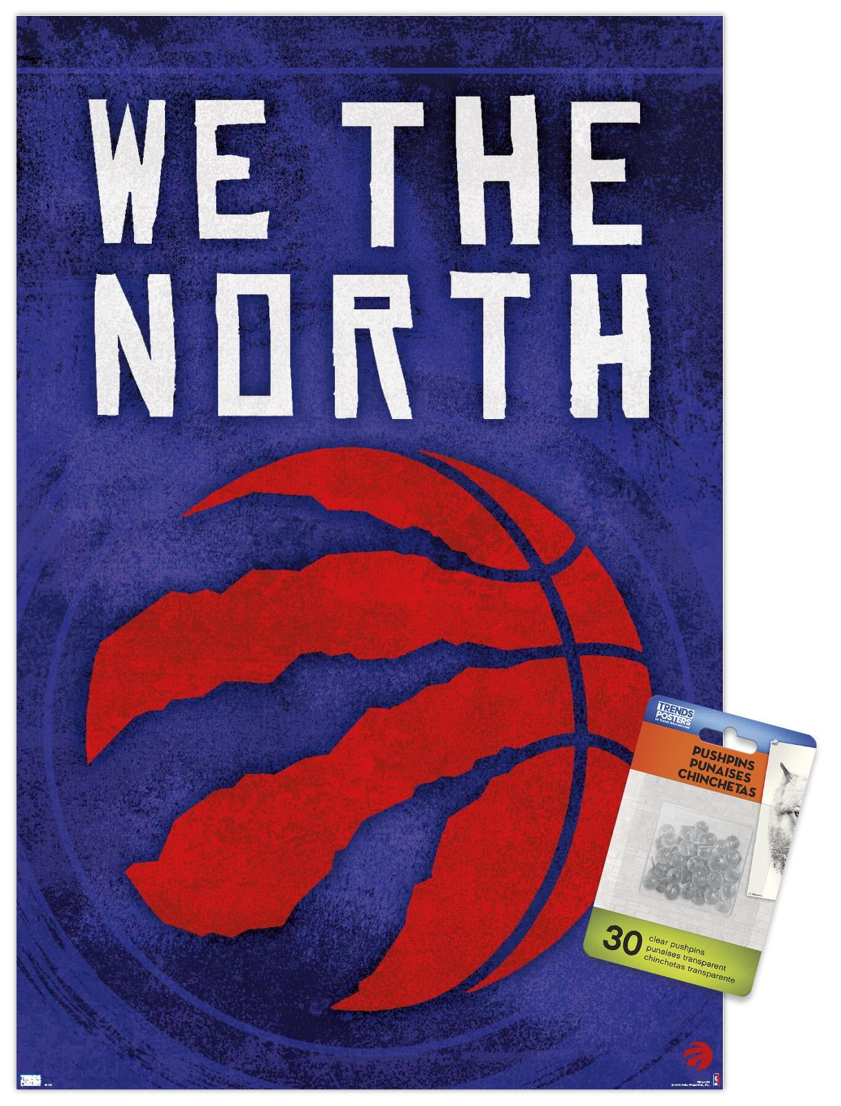 NBA Toronto Raptors - We the North 20 Wall Poster with Pushpins, 14.725 ...