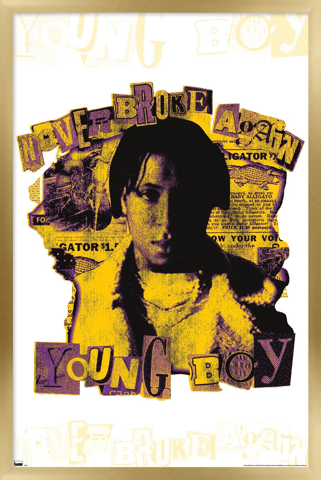 NBA Youngboy - Channel 9 Wall Poster, 22.375" x 34" Framed - Walmart.com