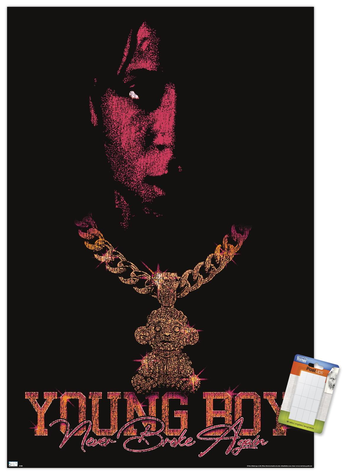 NBA Youngboy - Holy Wall Poster, 14.725" x 22.375" - Walmart.com