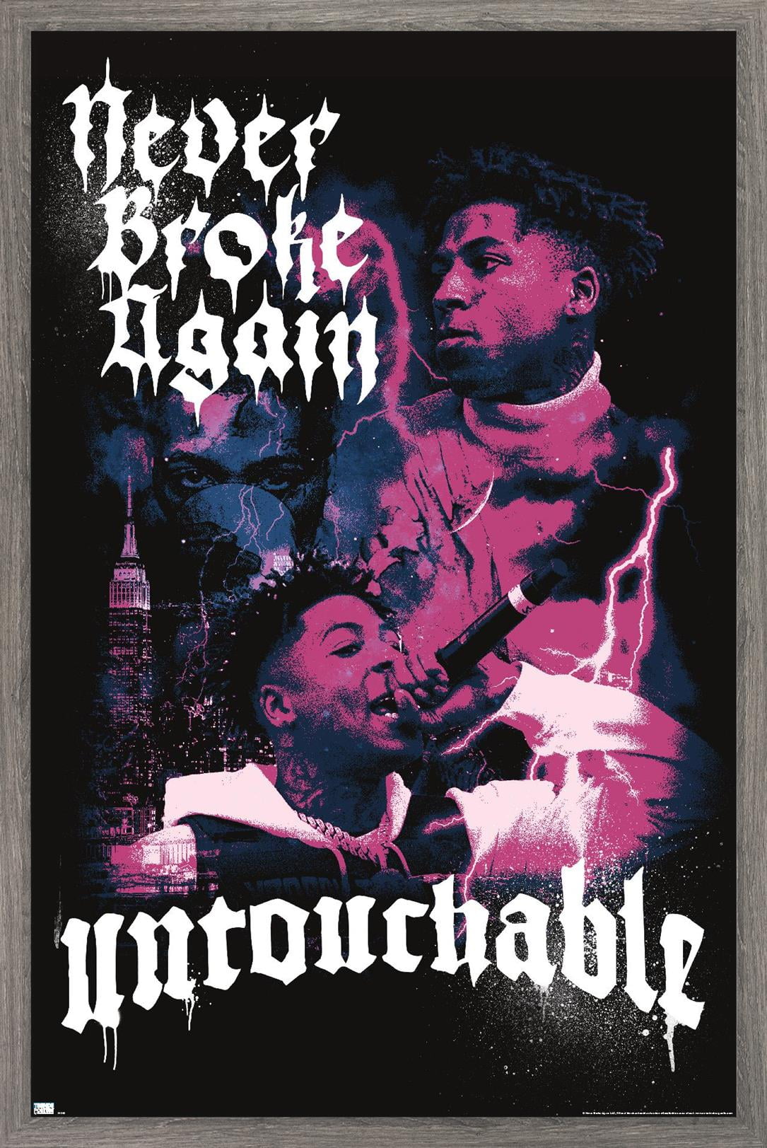 NBA Youngboy - Untouchable Wall Poster, 14.725" x 22.375" Framed ...