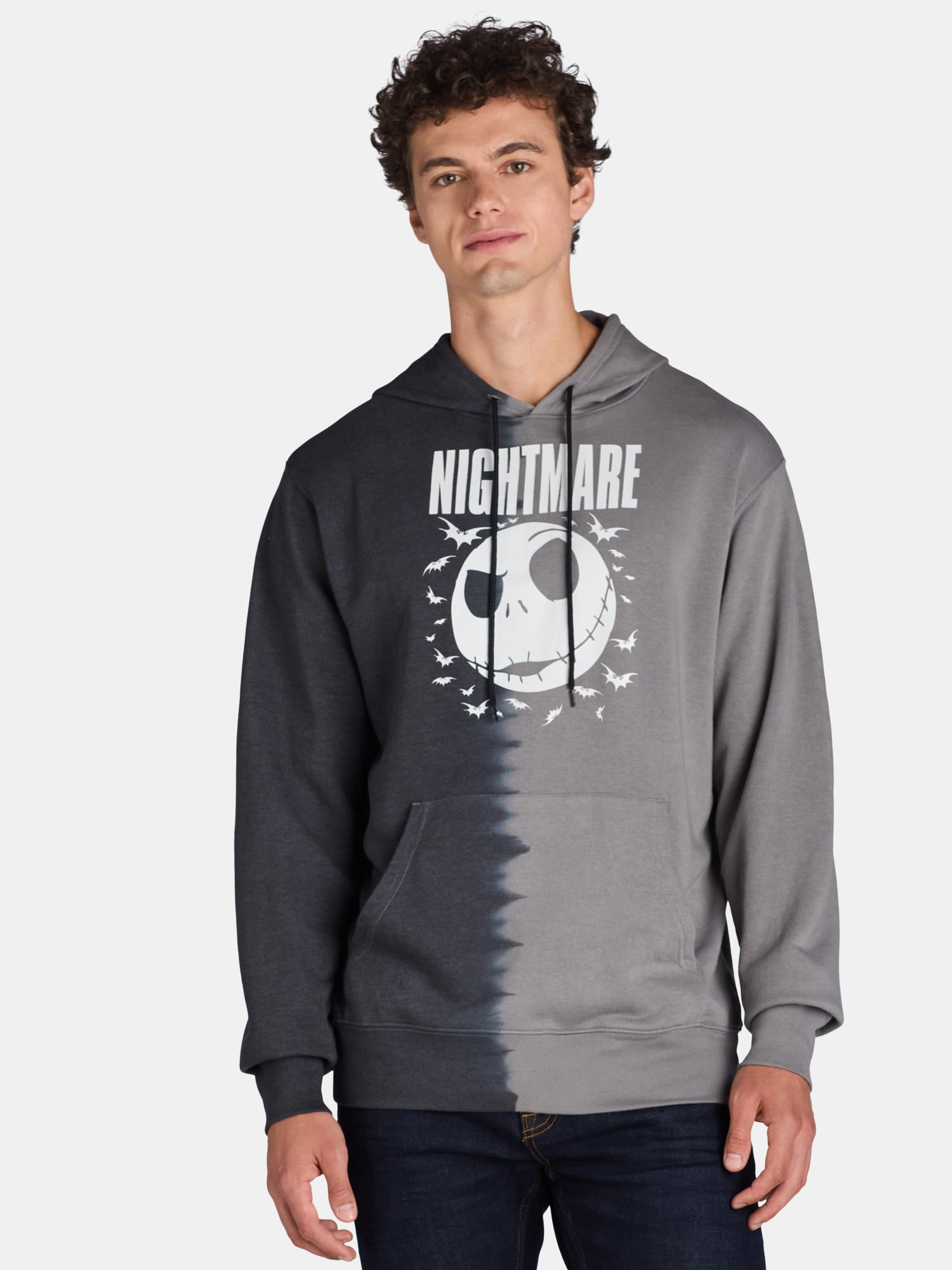 The Nightmare Before Christmas Men's Tie Dye Hoodie, XS-3XL, Cotton ...