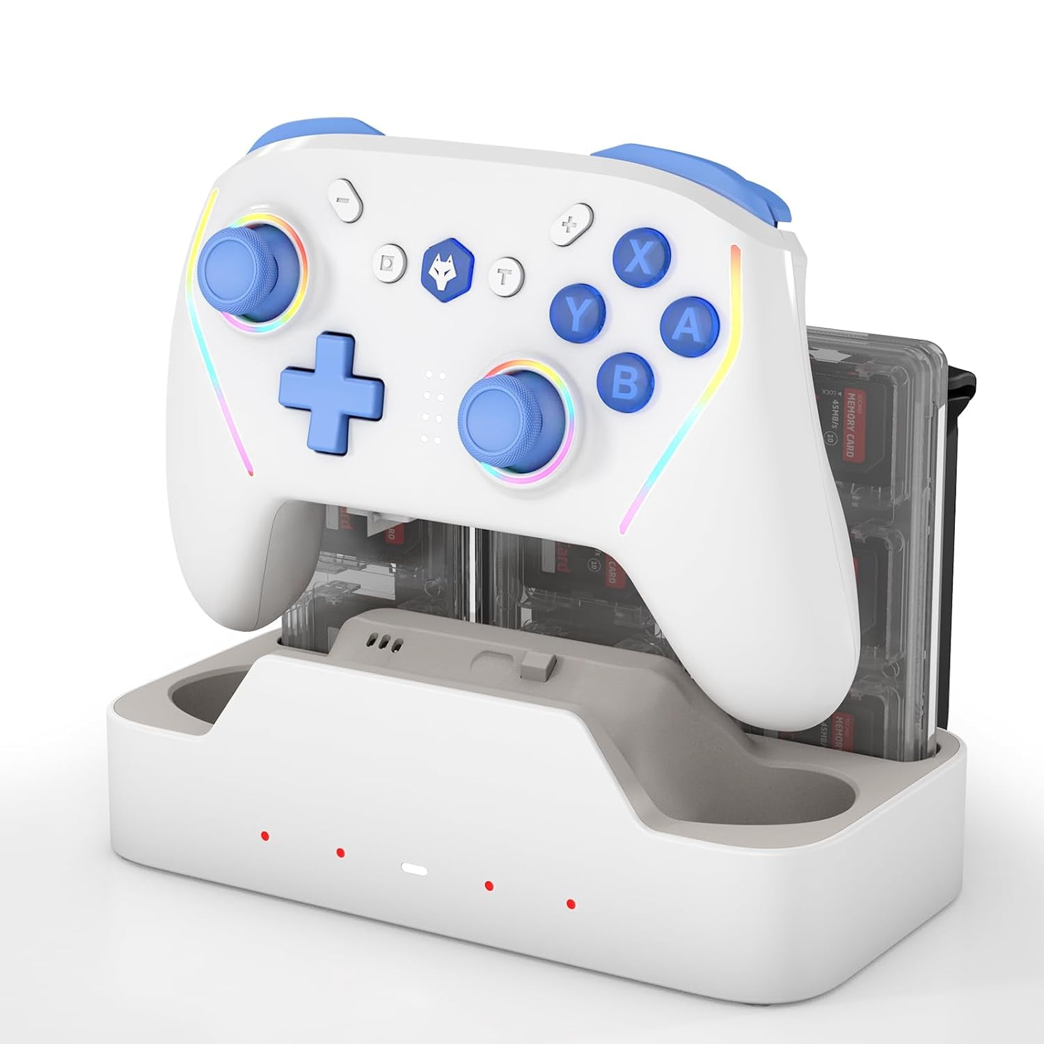 NBCP Wireless Controller Bundle for Switch 2, 5-in-1 Magnetic Charging ...