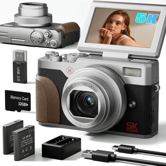 4K Digital Camera Compact under $5! Yrmaups 4K Digital Camera, 2.2 Inch ...
