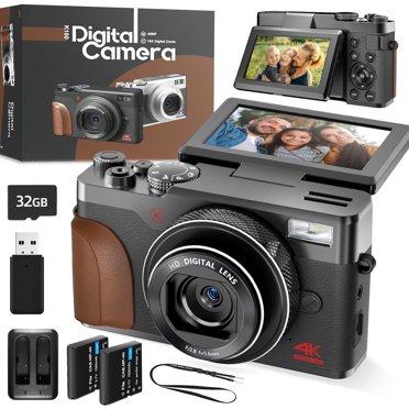 NBD Digital Camera 4K Ultra HD 48MP All-in-One Vlogging Camera with ...