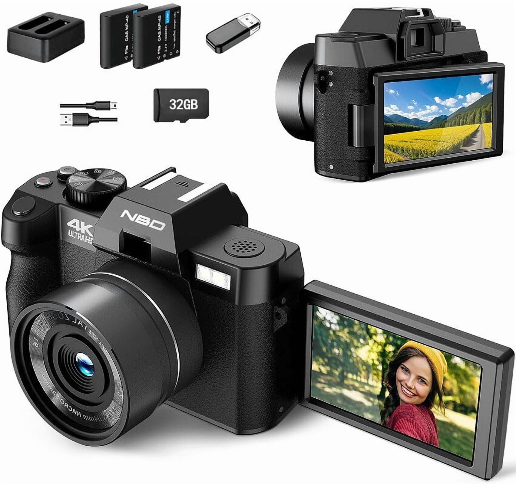 NBD Digital Camera for Photography 4K 48MP 16X 180° Flip Screen ...