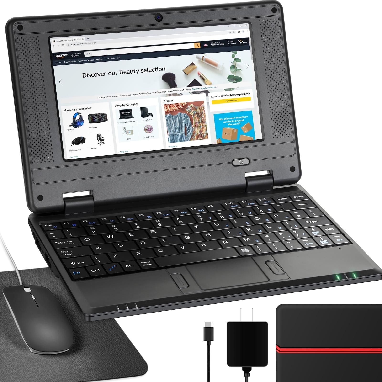 NBD Laptop Computer(7 inch), Quad Core Powered by Android 12.0, Netbook ...
