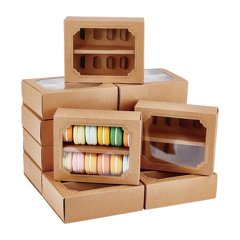 NBEADS 24 Pcs Macaron Drawer Boxes, 6.1x4.92x1.97inch Packaging Boxes ...