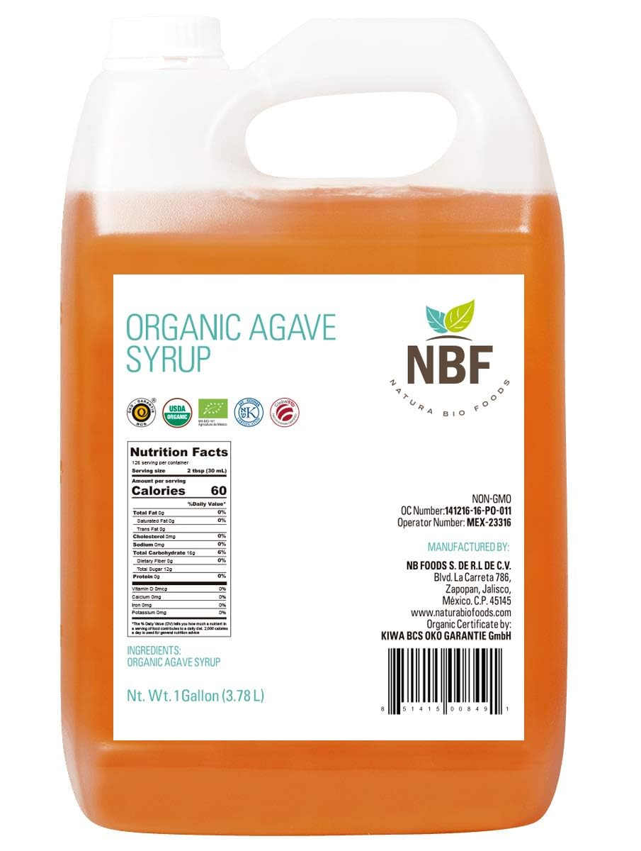 NBF, Agave Syrup, Organic, Nectar, Low Carb, Sugar substitute for ...