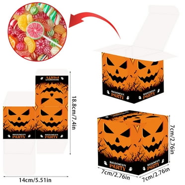 Joyin 24pcs 3D Halloween House Themed Goodies Holder Cardboard Treat ...