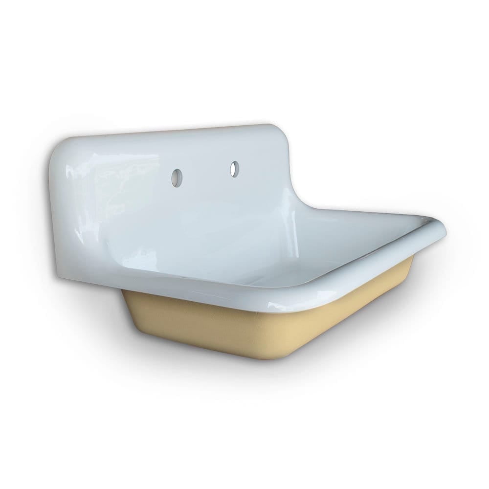 NBI Drainboard Sinks 30" x 18" Reinforced Cast Acryllic Single Bowl ...