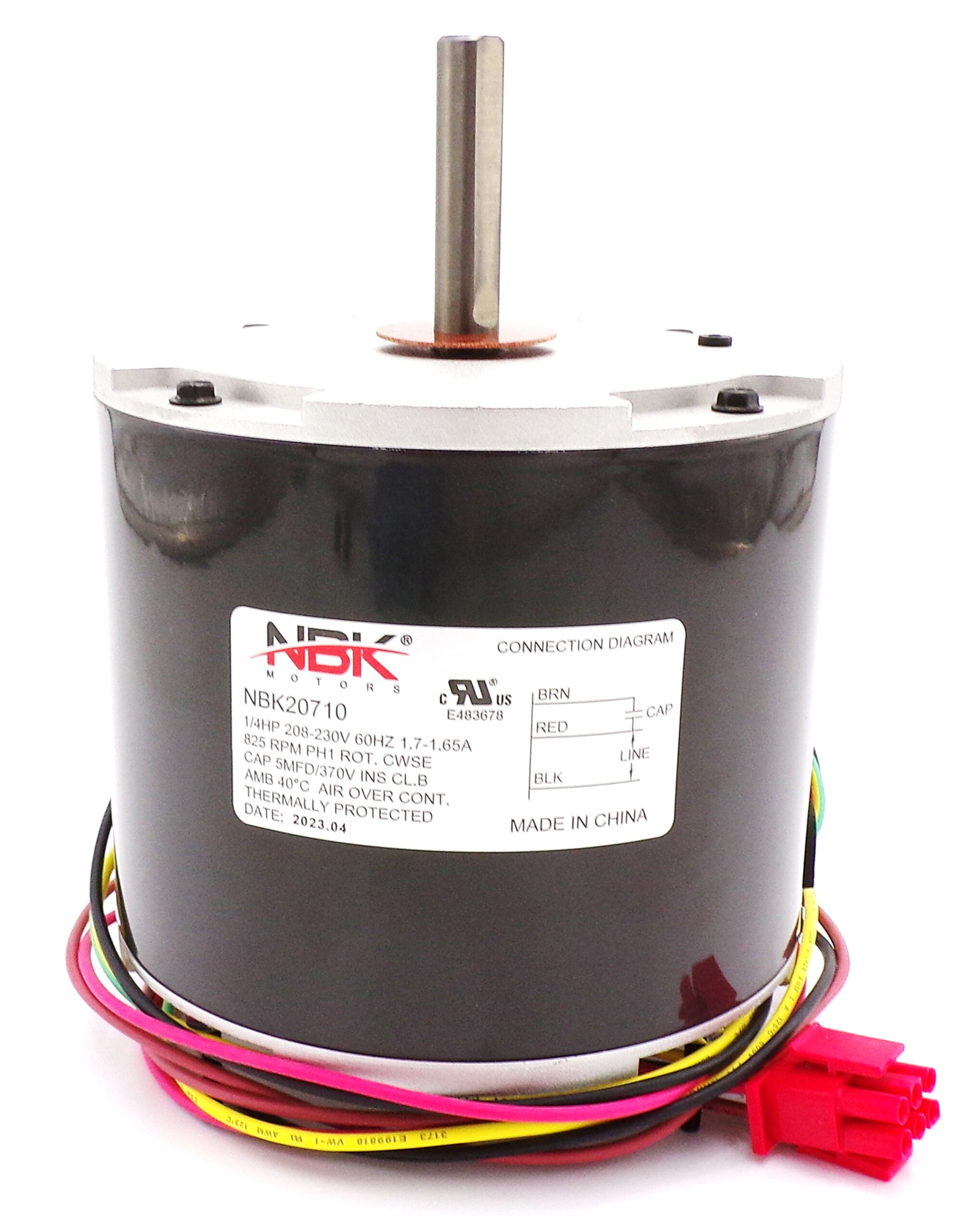 NBK 20710 Condenser Motor 208/230v 1/4 Hp, 850 Rpm Replaces AO Smith ...