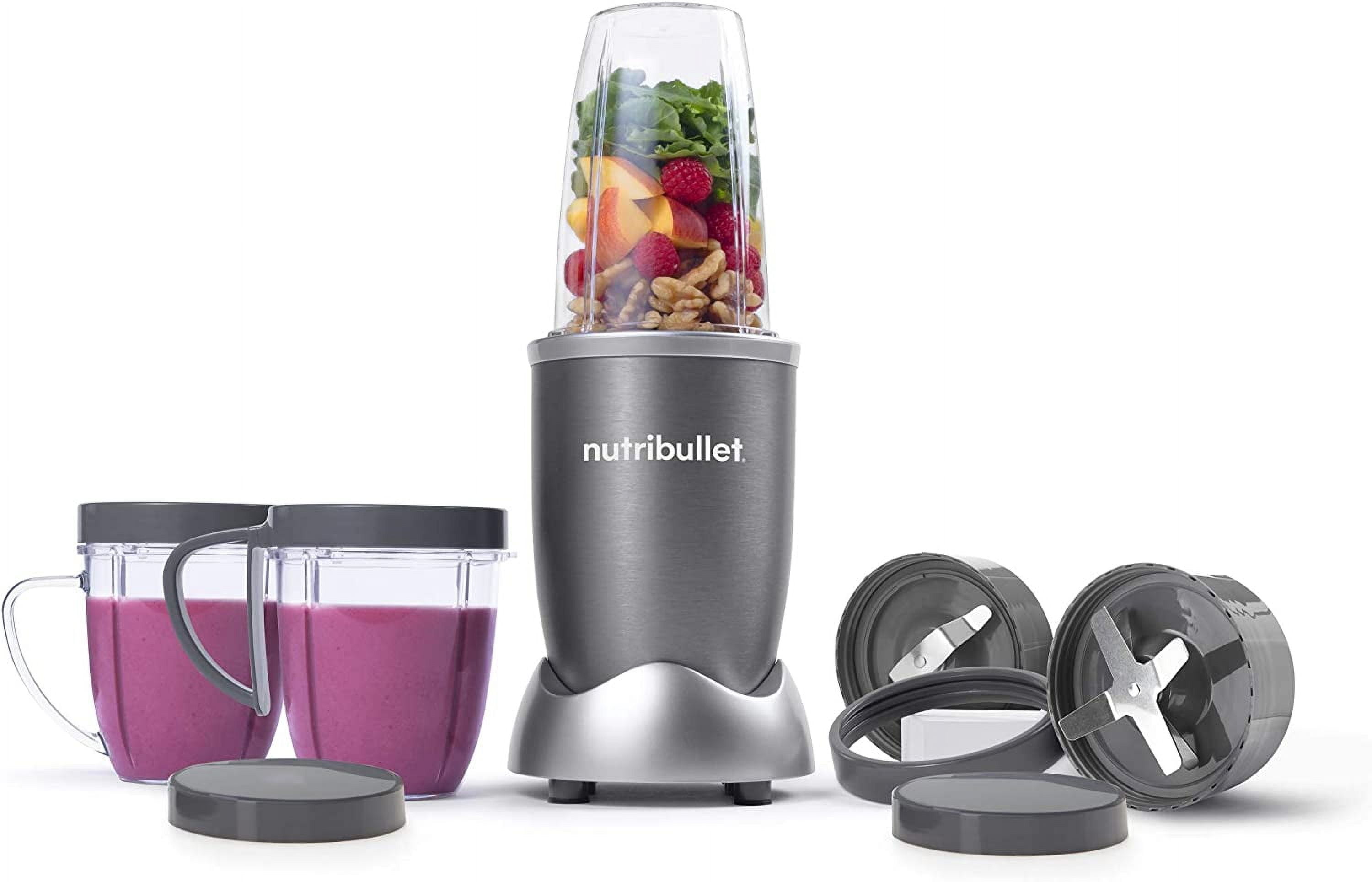 NBR-1201 12-Piece High-Speed Blender/Mixer System, Gray (600 Watts ...