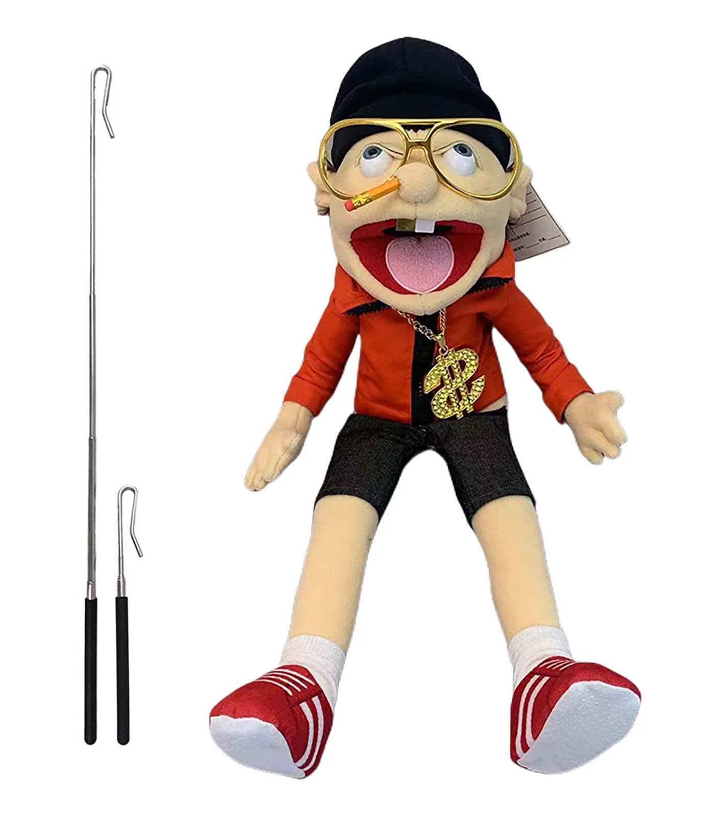 NBSTAR Jeffy Puppet Soft Plush Hand Puppet, Cosplay, Hand Puppet Game ...