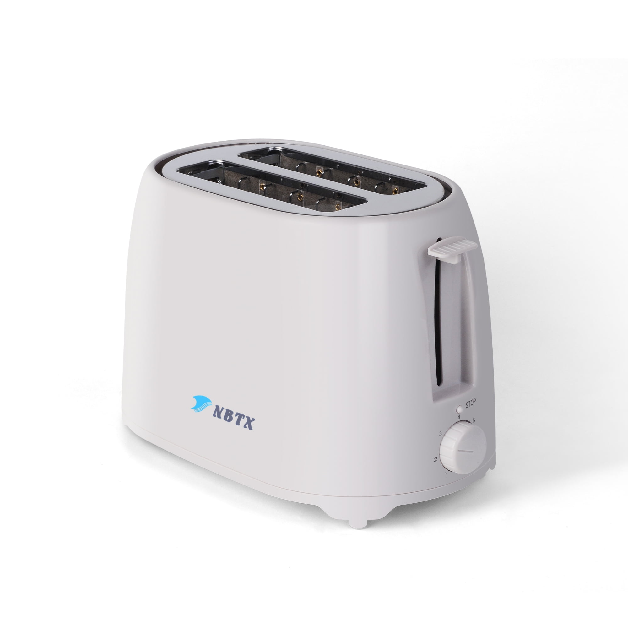 NBTX Toasters 2 Slice Wide Slot With 7-Shade Toast Settings, Slide-Out ...