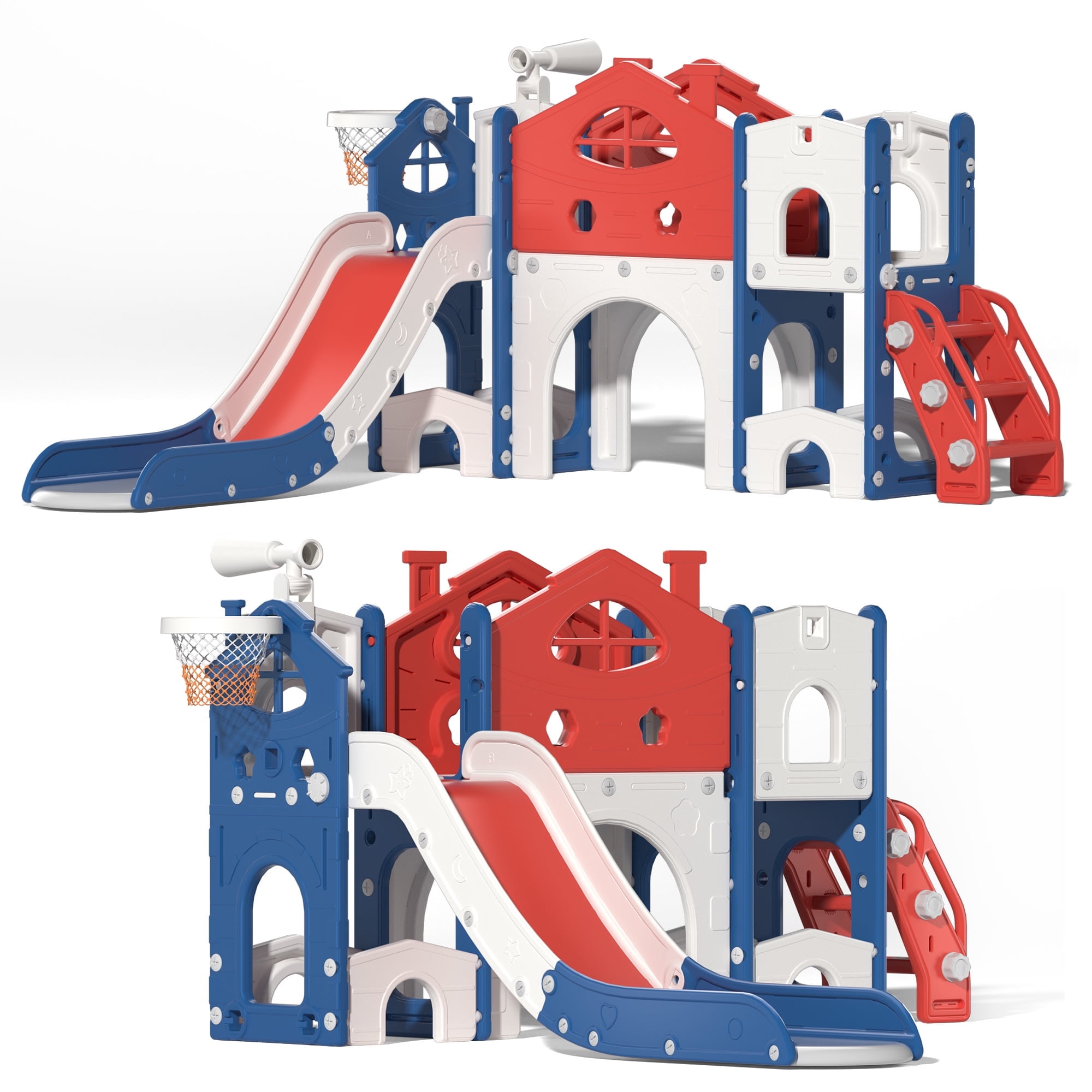 Walmart Kids Outdoor Big Playground Toys Set, Climbing Structure Play ...