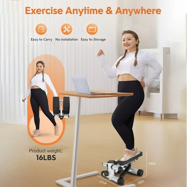NBXPOW 330 lb Capacity Mini air Stepper, Stair Climbing Twist Exercise ...