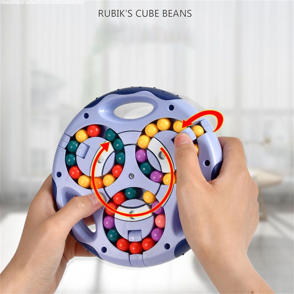 NBpower Magic Bean Fidget Toys for Adults, Round Double Rotating Magic ...