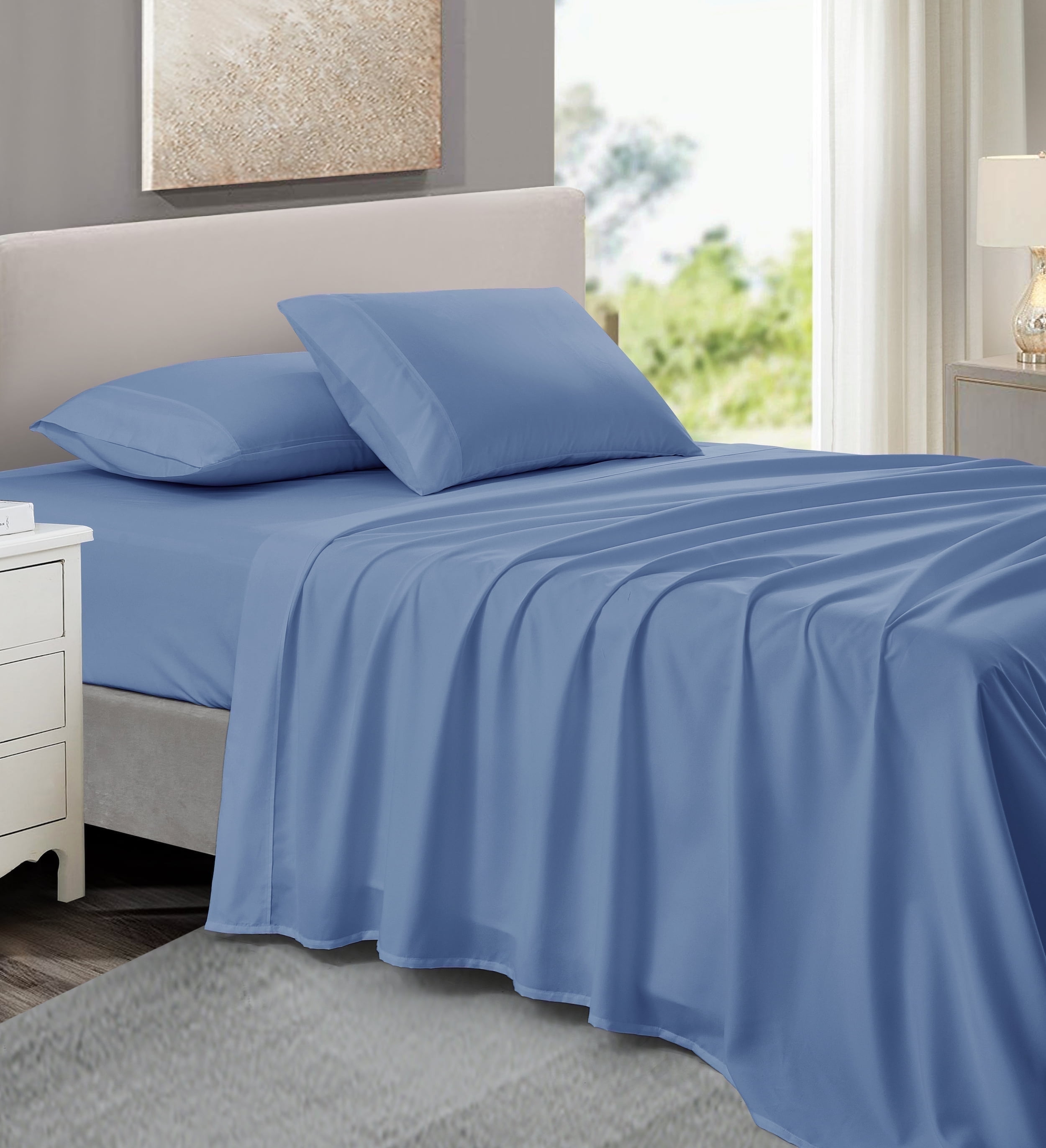 NC Home Fashions Sheet Set - Soft Classic 800 Thread Count Microfiber ...