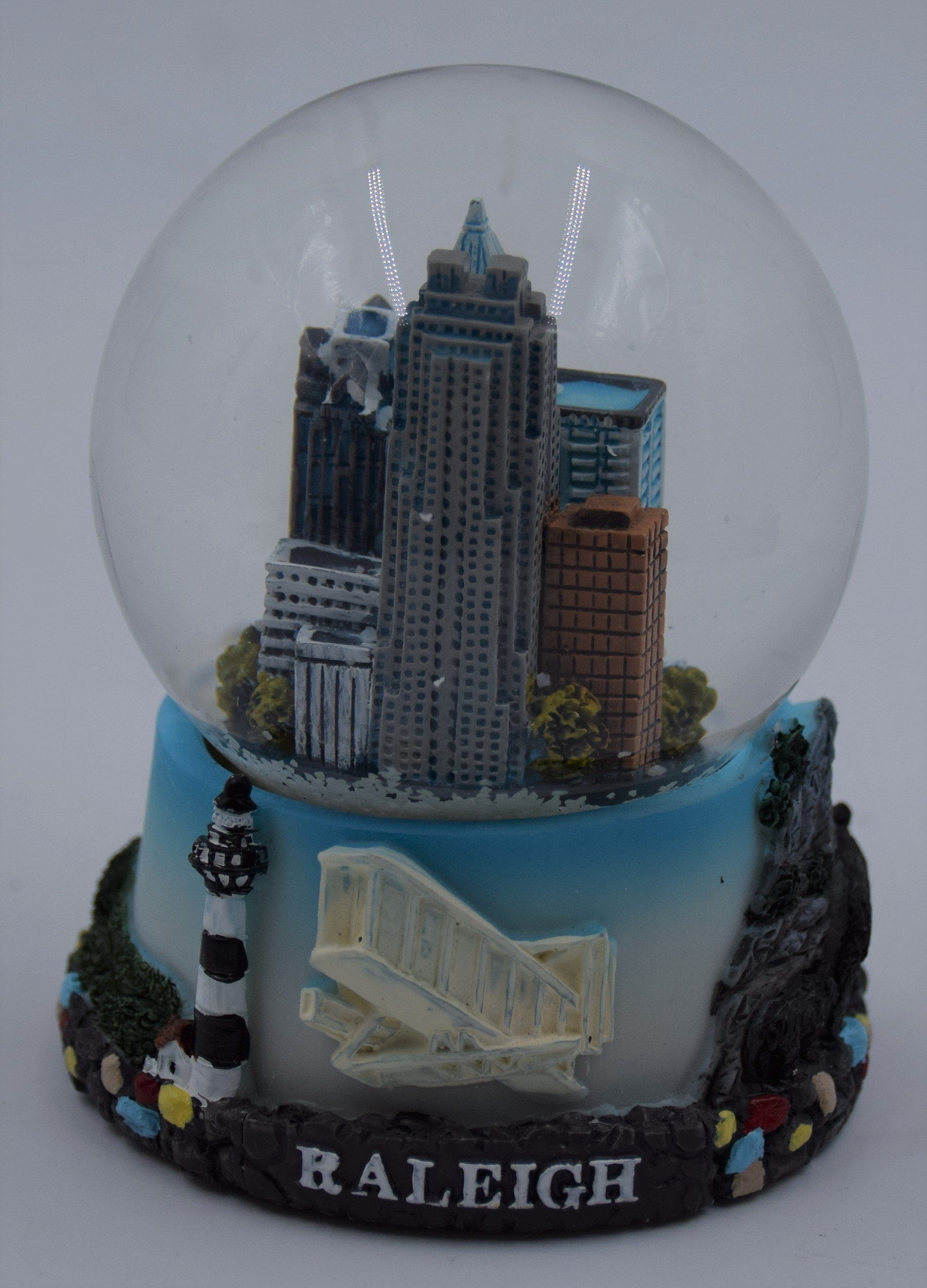 NC Raleigh Landmark Skyline 4-Inch Water Snow Globe - Walmart.com