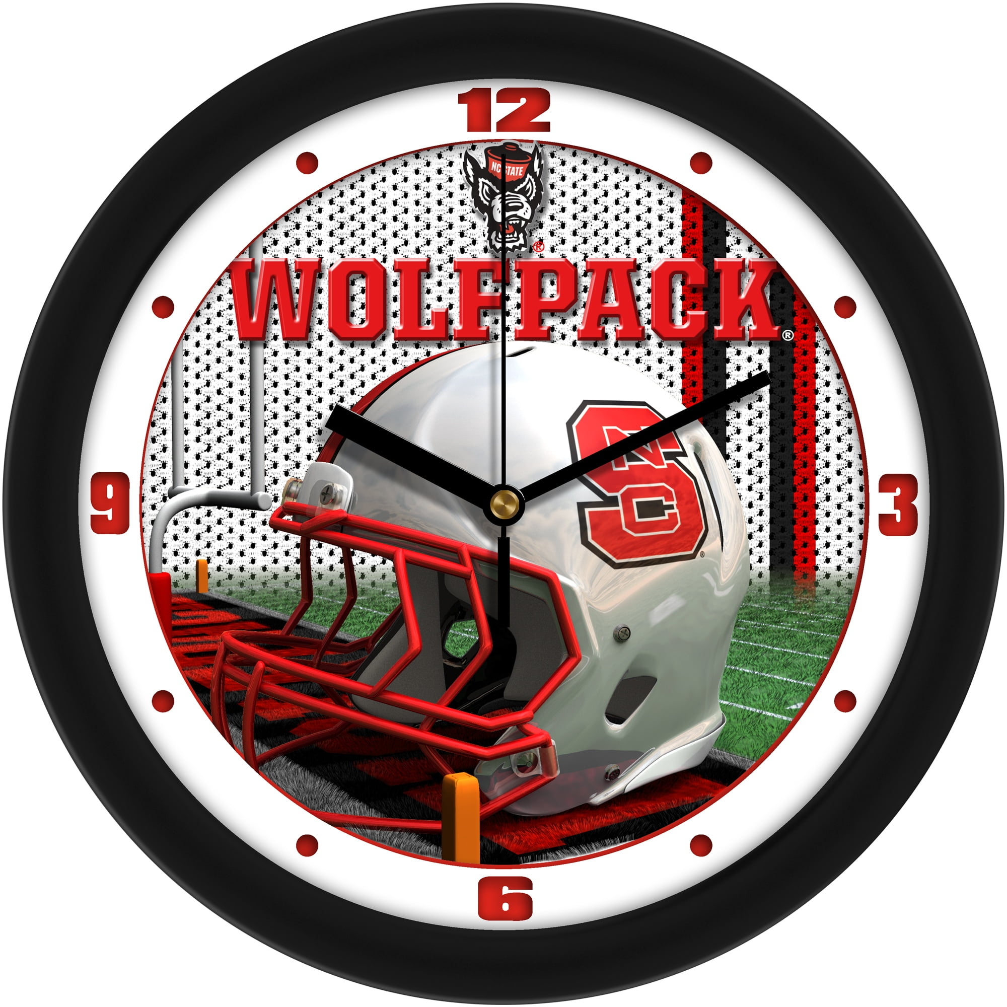 NC State Wolfpack 11.5'' Suntime Premium Glass Face Football Helmet ...