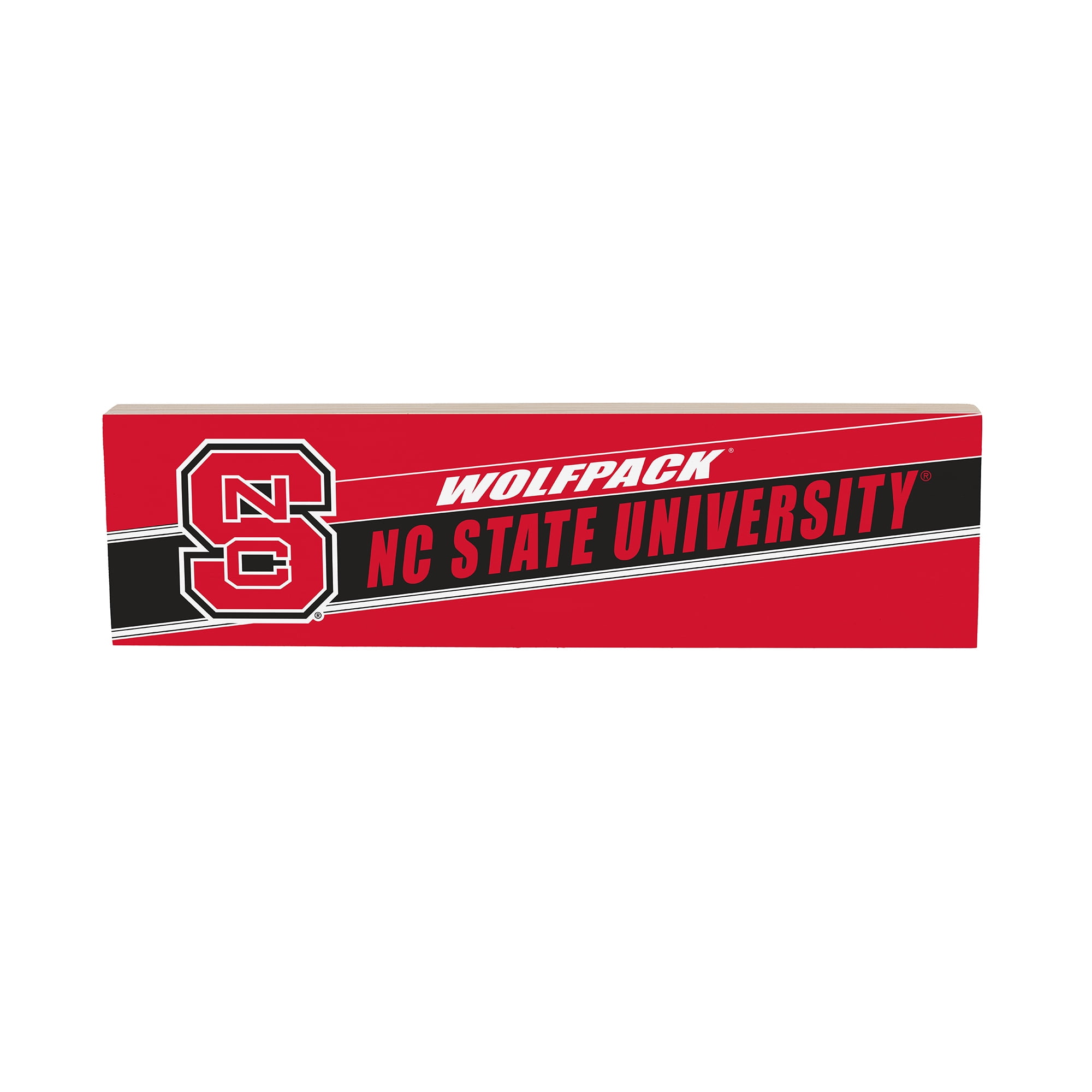 NC State Wolfpack 5" x 18" Shadow Logo Wood Mantle Sign - Walmart.com