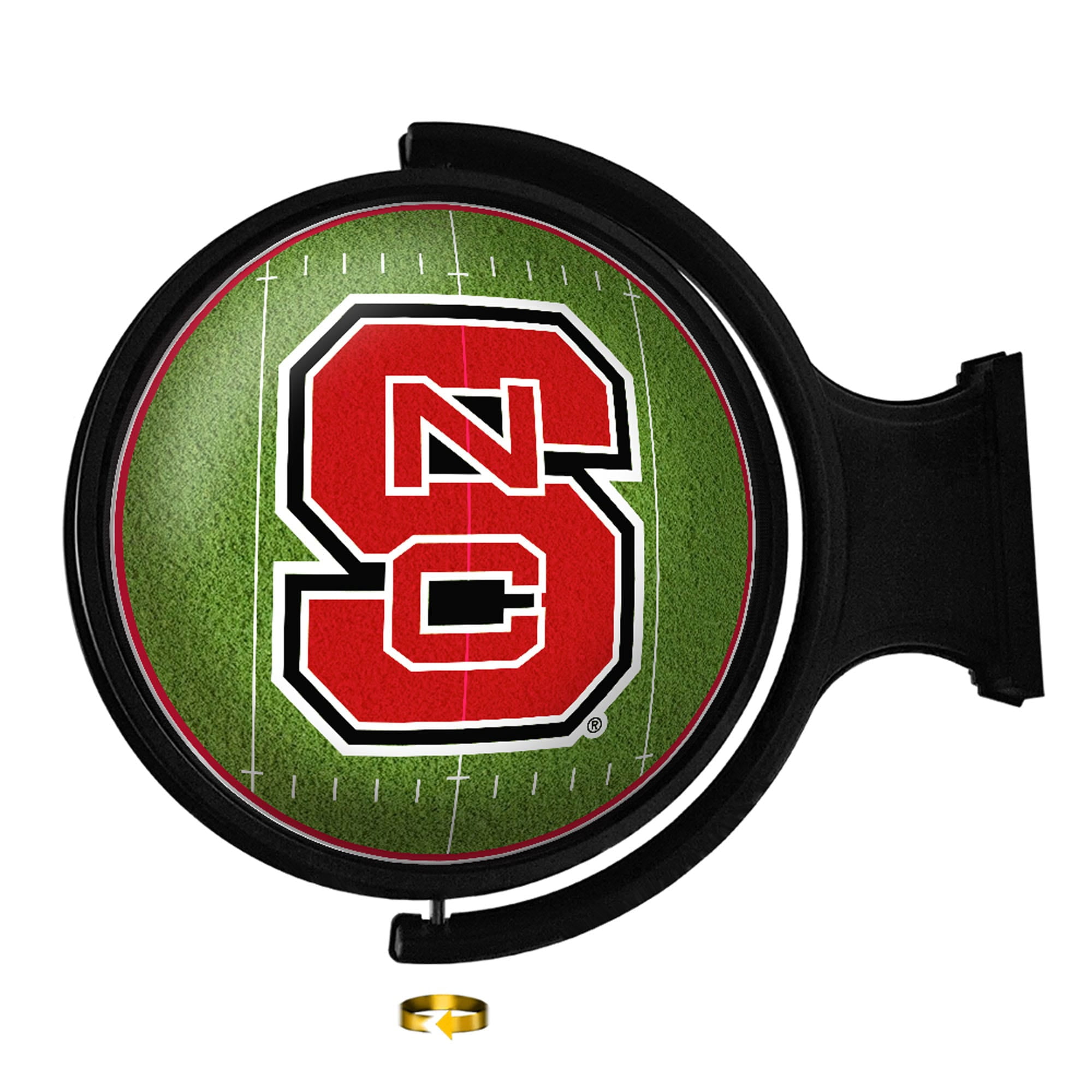 NC State Wolfpack Football 21'' x 23'' Rotating Lighted Wall Sign ...
