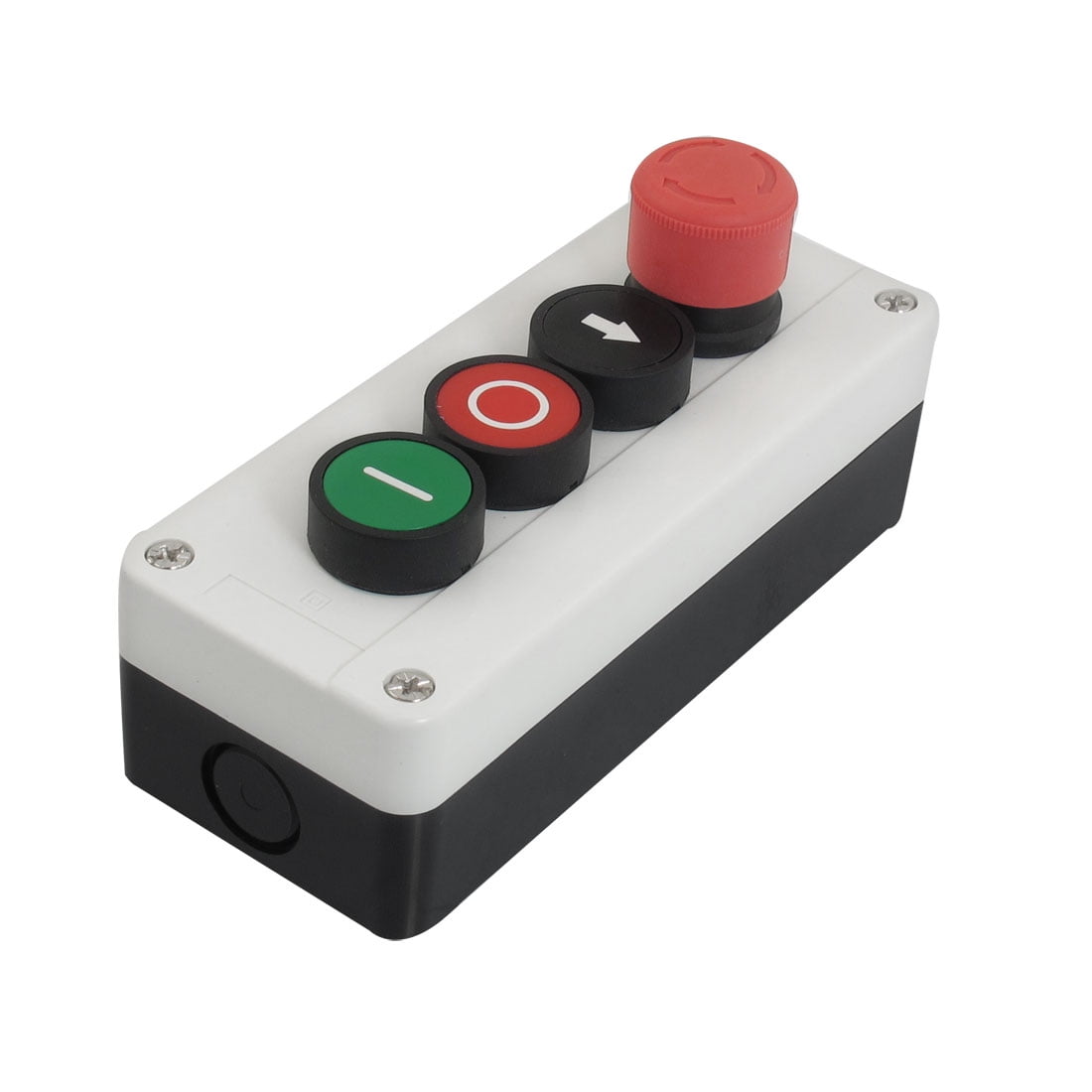 NC Stop Momentary N/O Sign Pushbutton Switch Station - Walmart.com