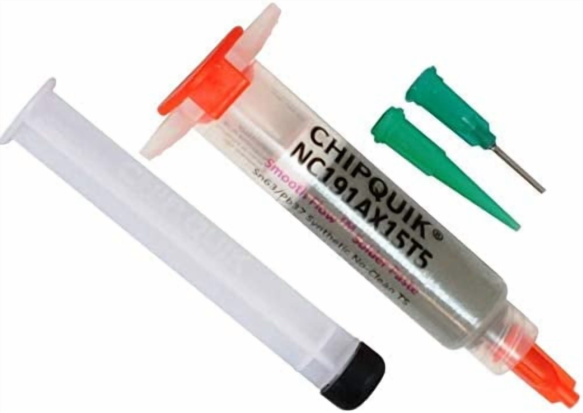 NC191AX15T5 Smooth Flow Leaded Solder Paste Sn63/Pb37 T5 15g Syringe ...