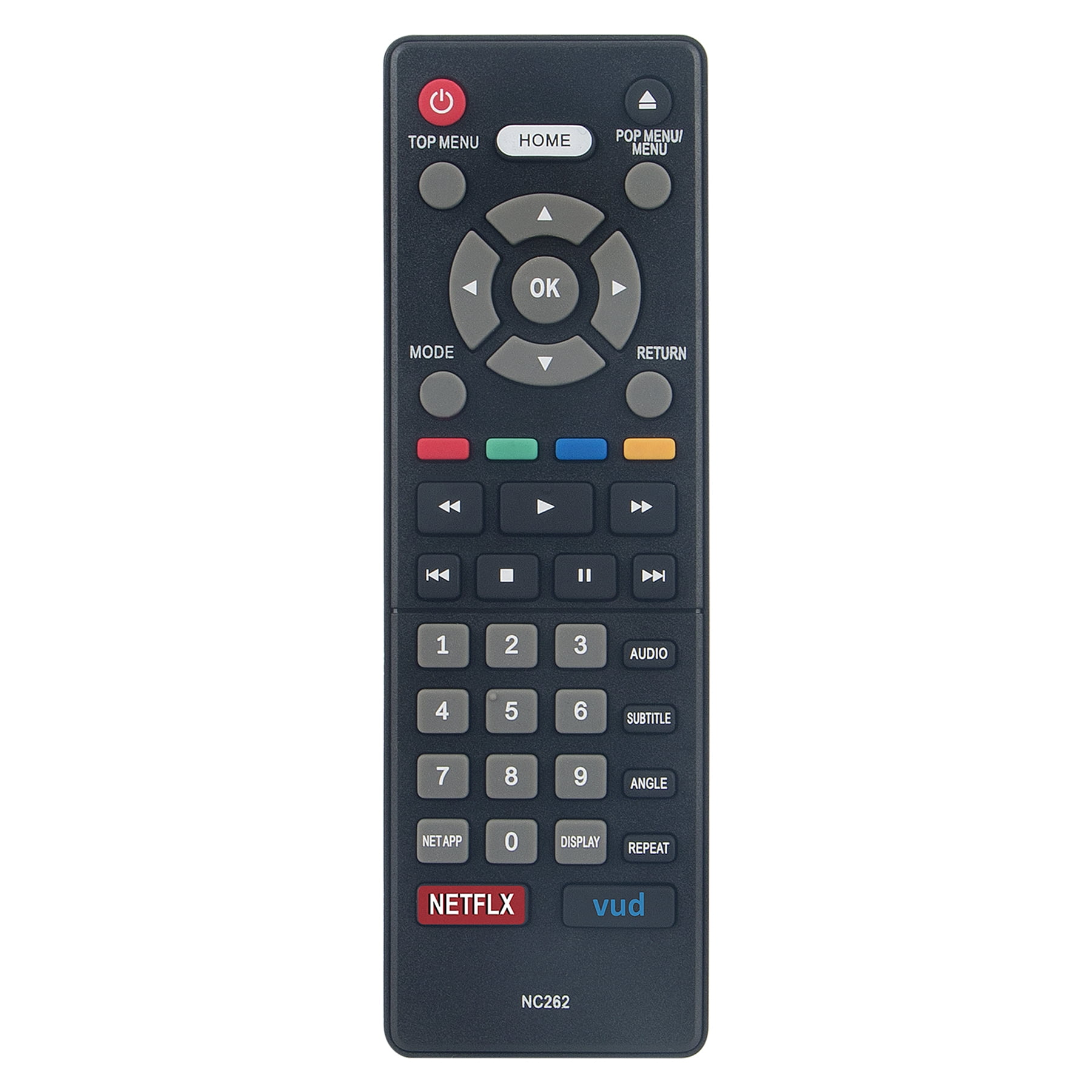 NC262 NC262UH Replacement Remote Control, Fit for Magnavox Blu-ray Disc ...