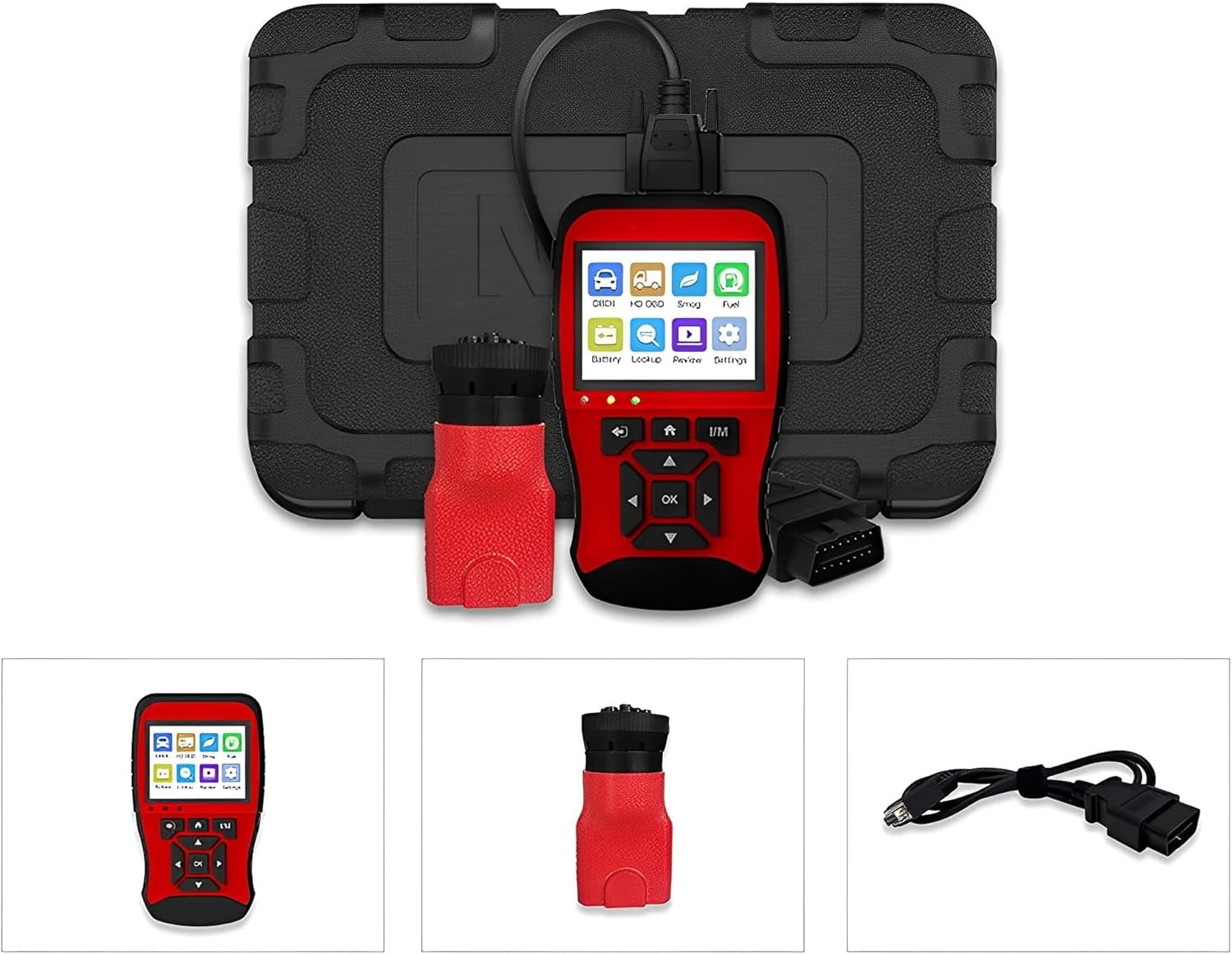 NC601 Code Reader 12/24V Car Truck J1939 OBD2 OBD 2 Auto Scanner Tool ...