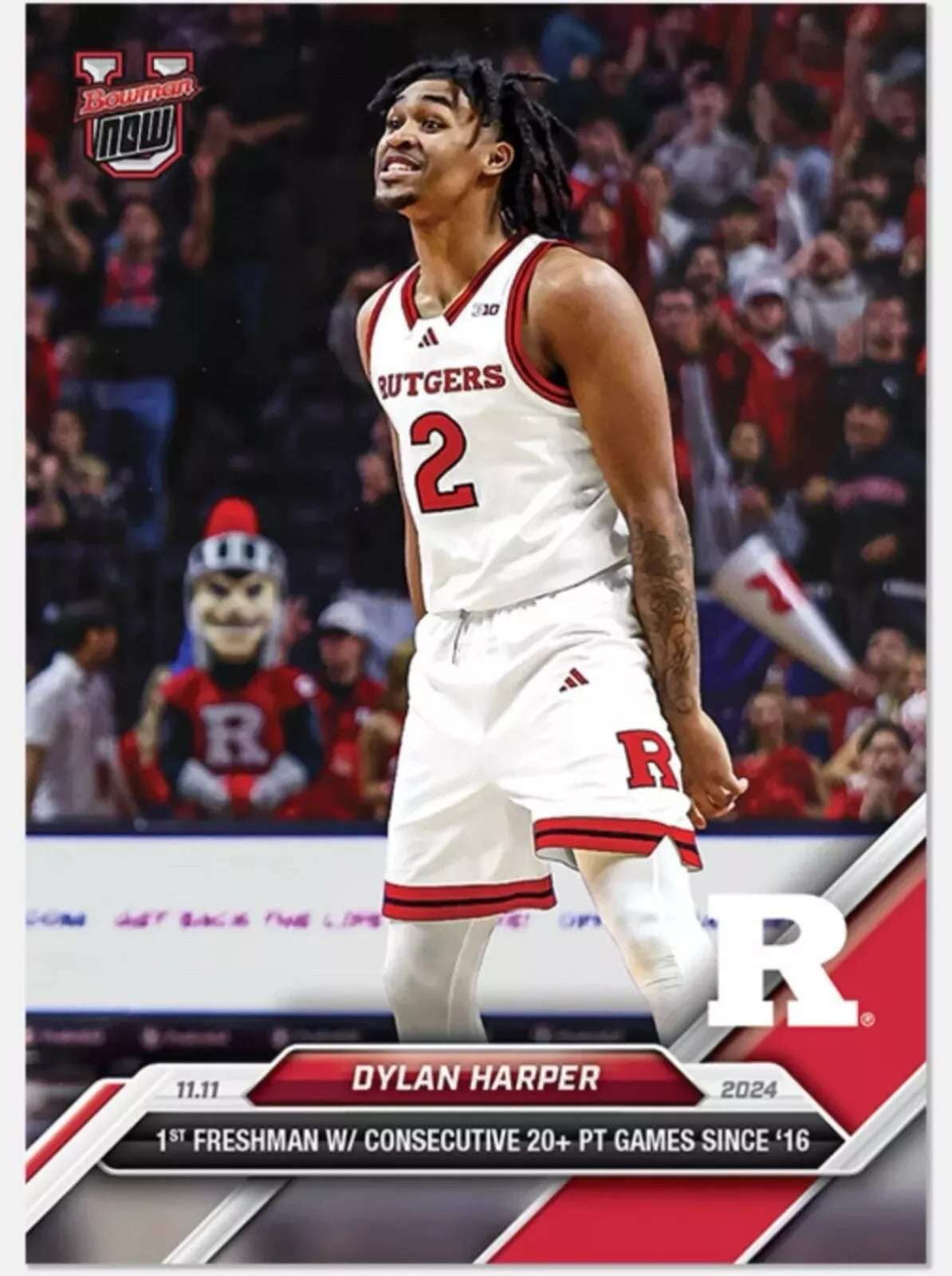 NCAA 2024-25 Bowman U NOW Basketball Dylan Harper #8 - Walmart.com