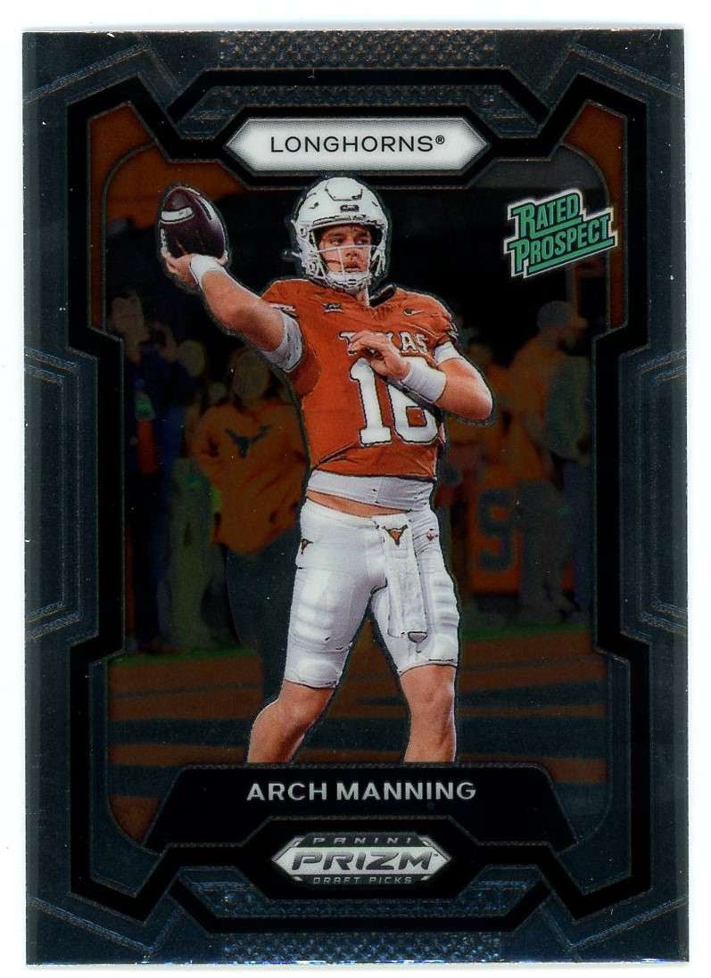 NCAA 2024 Panini Prizm Draft Picks Arch Manning #192 (Rated Prospect ...