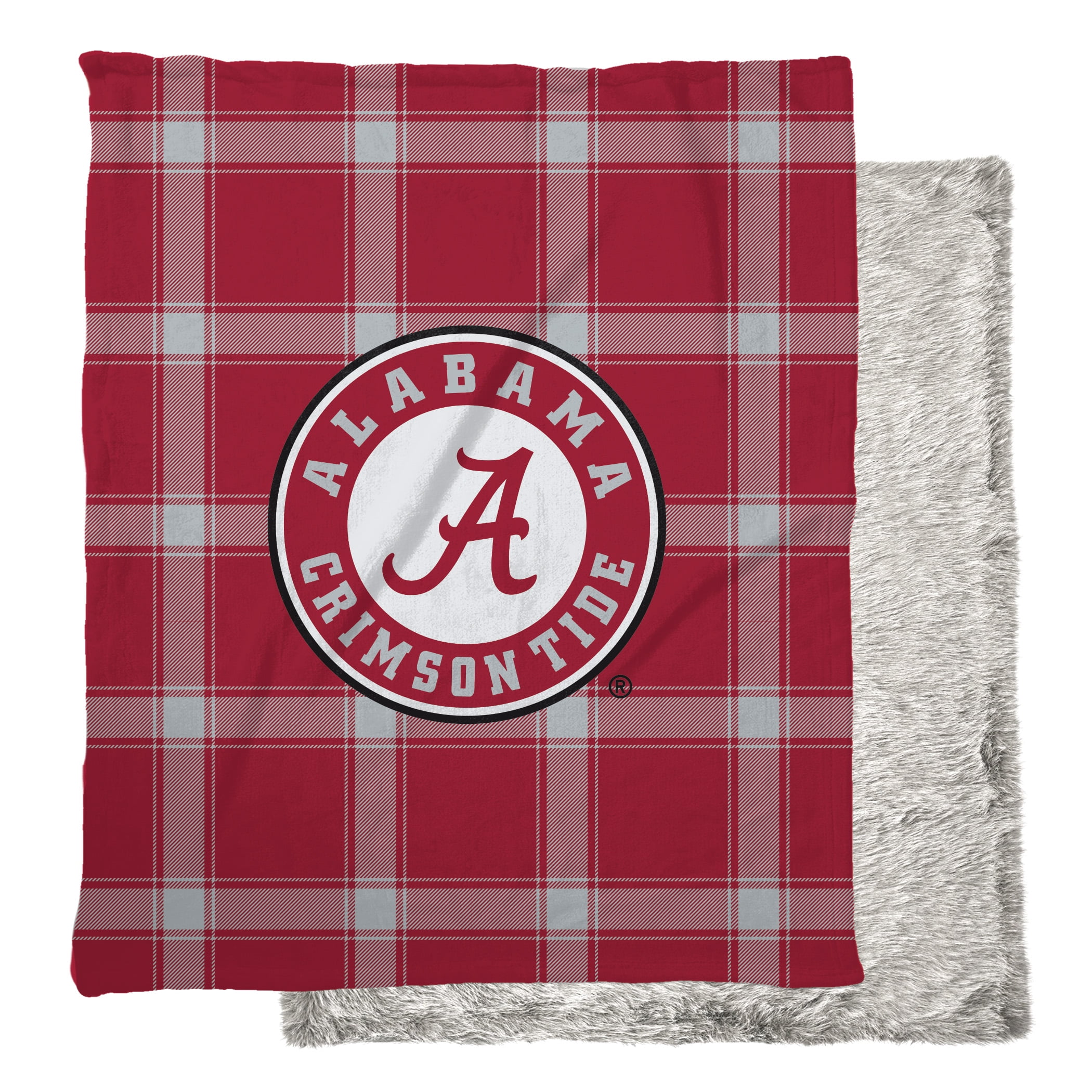 NCAA ALABAMA Throw Faux Fur - Walmart.com