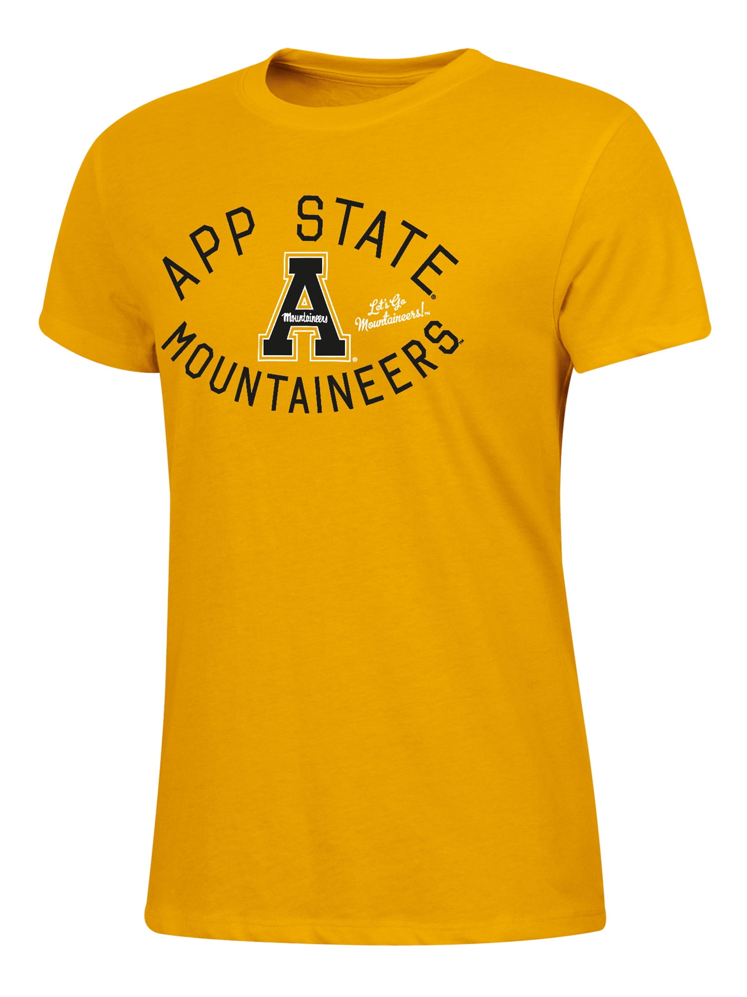 NCAA APPALACHIAN STATE Womens Altrnt Color Cotton SS TEE Arch Over ...