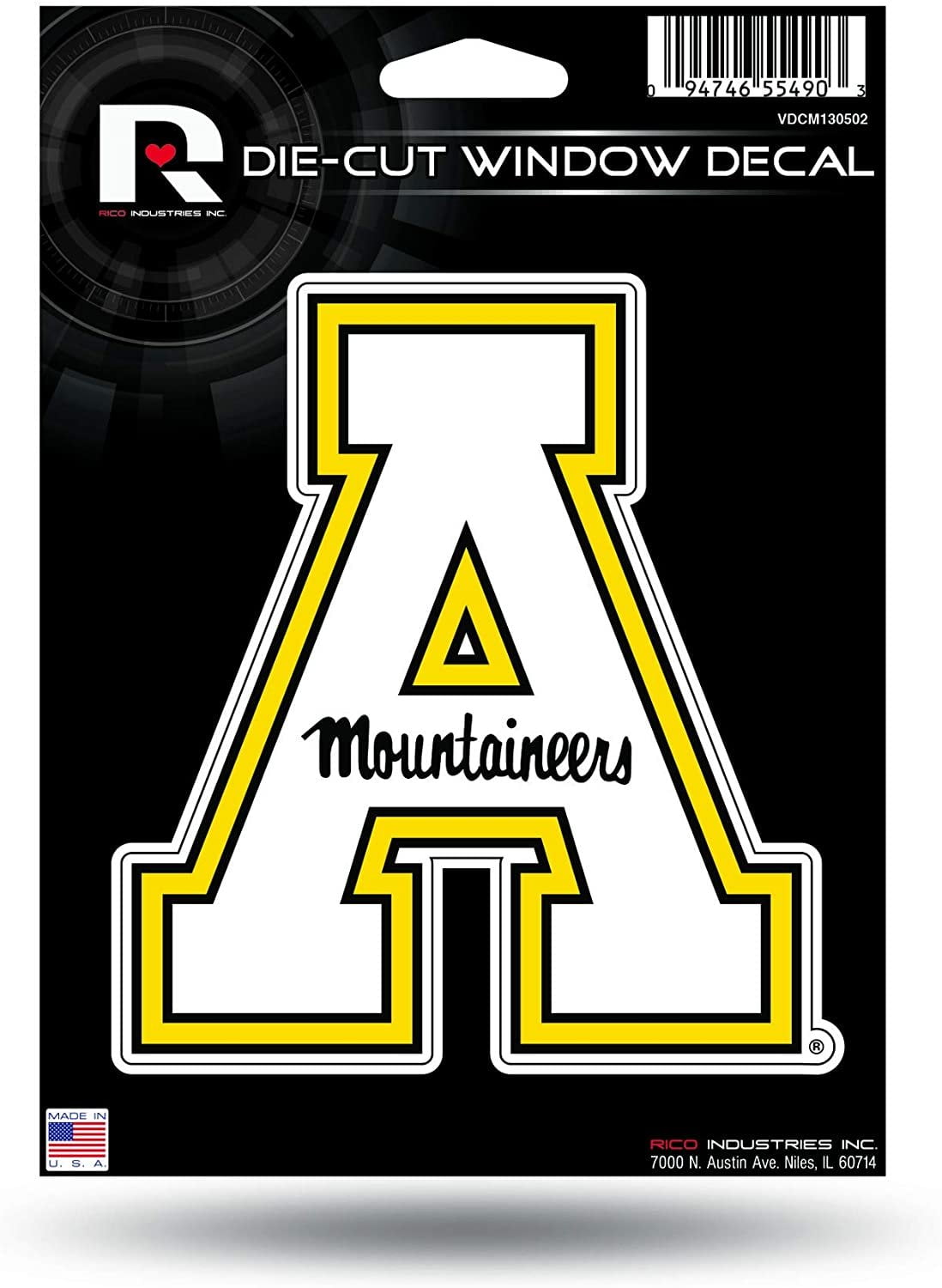 NCAA Appalachian State Mountaineers Die Cut Vinyl Decal - Walmart.com